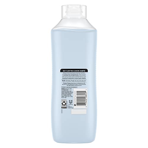 Suave Essentials Anti Residue Shampoo for Normal to Oily Hair Daily Clarifying Hair Shampoo with Deep Cleansers 30 oz