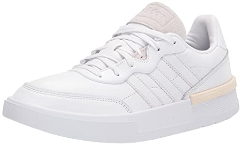 adidas Women's Futurecourt Tennis Shoe, White/White/Wonder White, 9.5