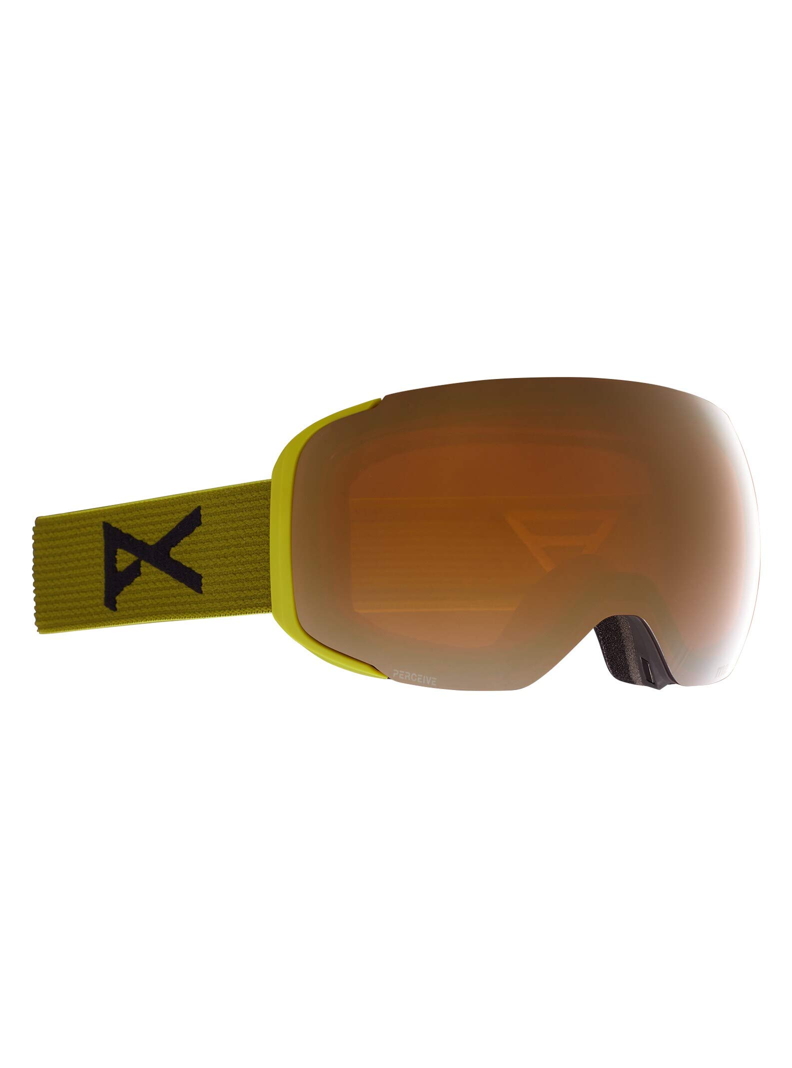 Anon Men's M2 Goggle with Spare Lens, Green/Perceive Sunny Bronze