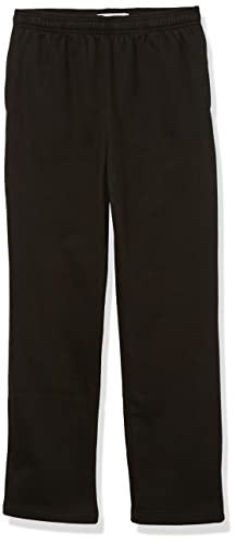 Amazon Essentials Men's Fleece Sweatpant (Available in Big & Tall), Black, Medium