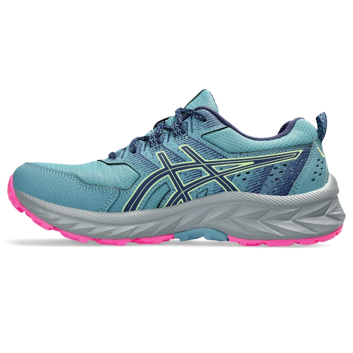 ASICS Women's GEL-VENTURE 9 Running Shoes, 10, GRIS BLUE/DEEP OCEAN