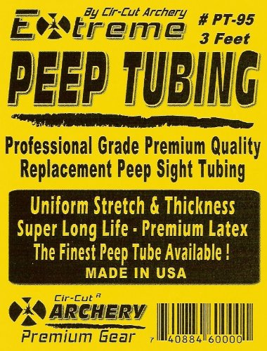 ARCHERY PREMIUM PEEP SIGHT TUBE - COMPETITION GRADE QUALITY 3 FEET By Cir Cut Archery