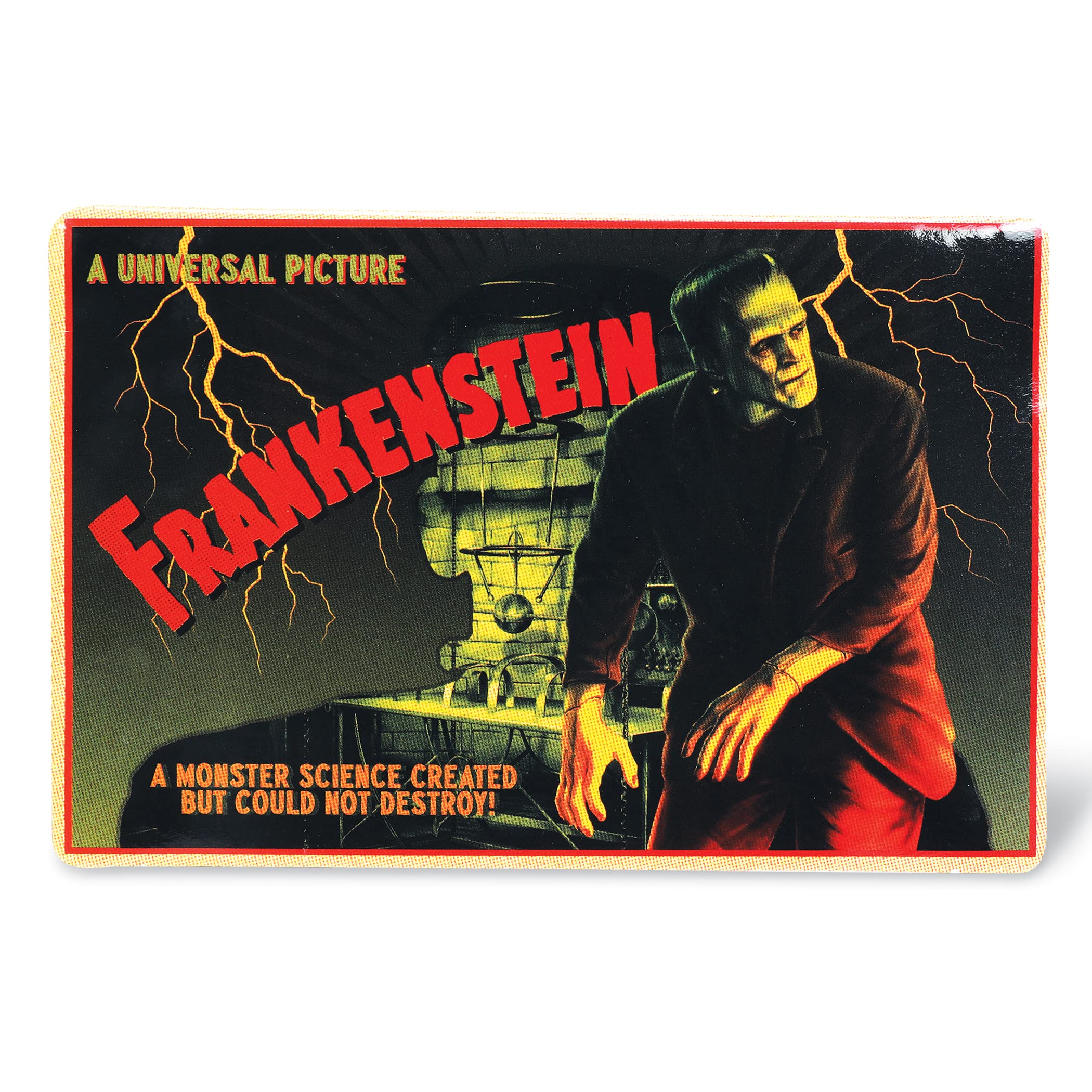 Jada Toys Universal Monsters 1:24 1957 Chevy Suburban Die-cast Car & 2.75" Frankenstein Figure, Toys for Kids and Adults