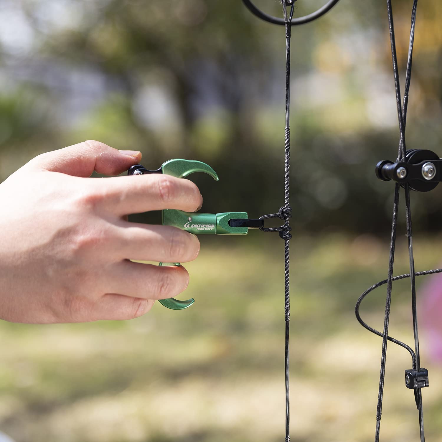Archery Release Aid Device 360° Rotatable Thumb Release,Archery Release Aid Device 360° Rotatable Thumb Release,Fastening Screws (Improved)