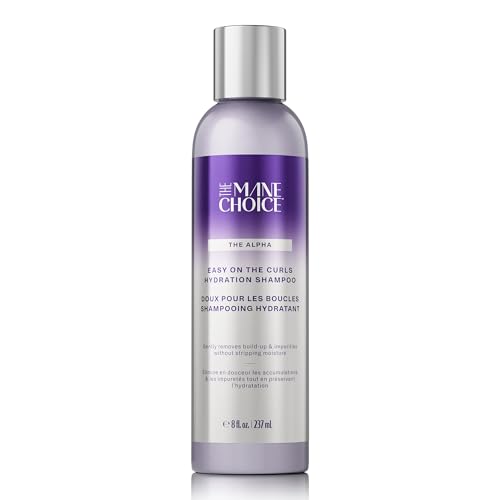 The Mane Choice The Alpha Easy On The Curls Detangling Hydration Shampoo, Gentle, Non-Stripping Clarifying Shampoo, Helps Remove Knots & Tangles, Supports Natural Hair Growth & Retention, 8 oz