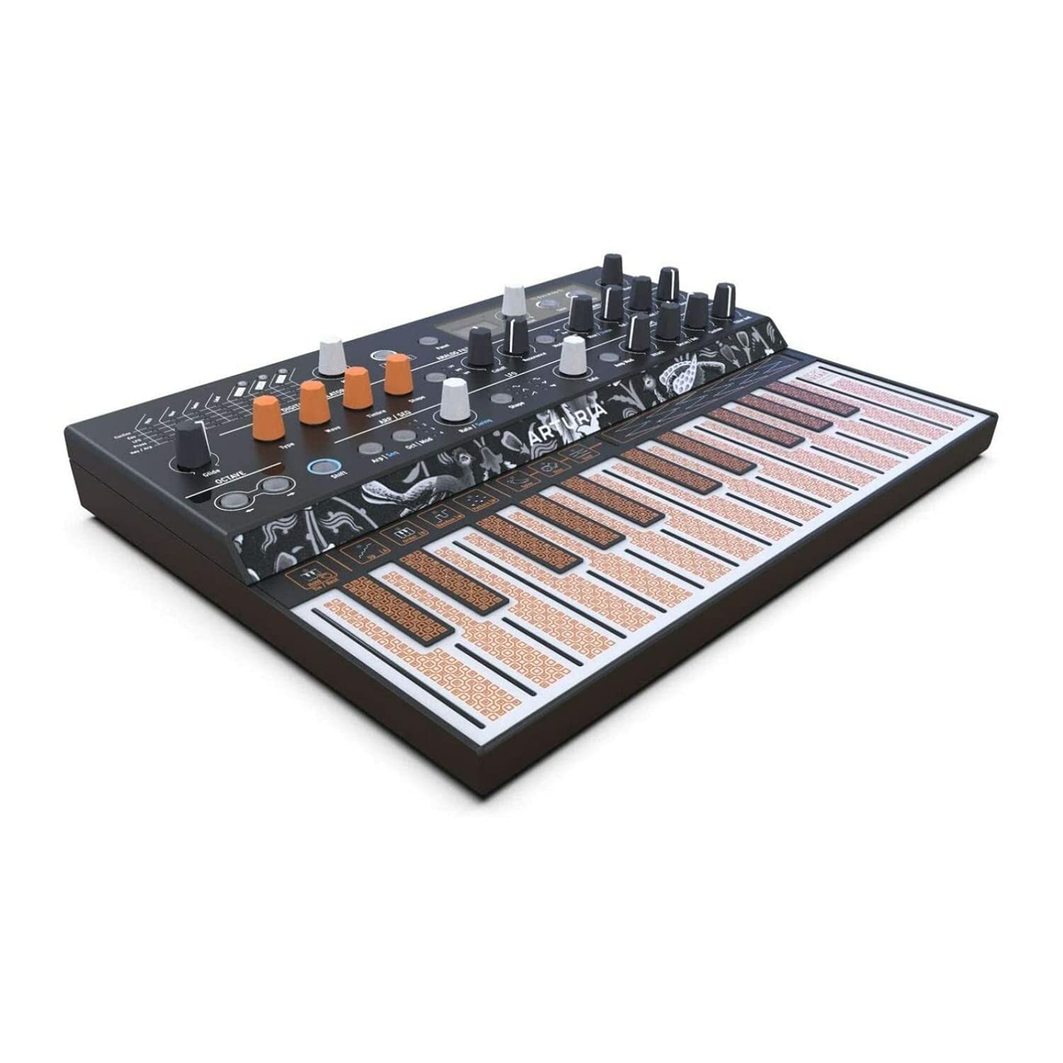 Arturia MicroFreak Hybrid Synthesizer Bundle with Patch Cables, MIDI Cable, and 4-Port USB 3.0 Hub (4 Items)