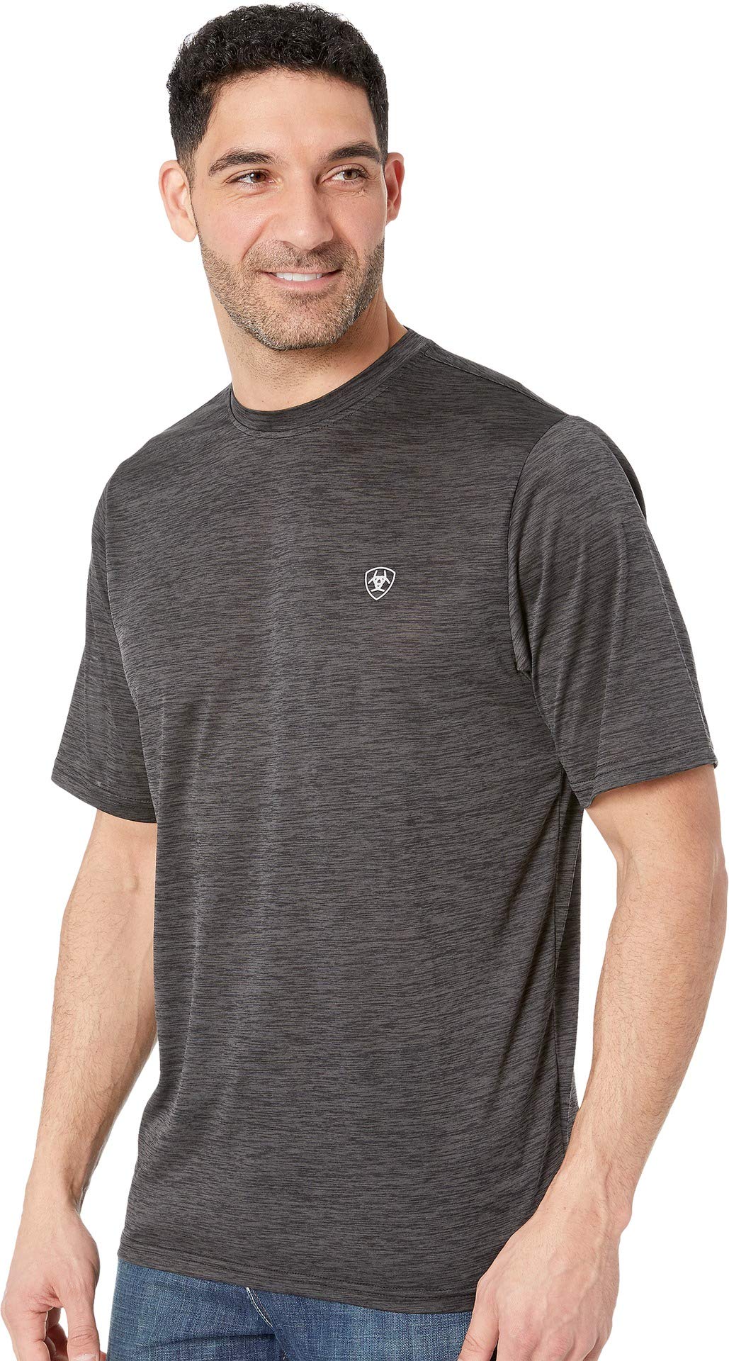 Ariat Male Charger Basic T-Shirt Charcoal X-Large