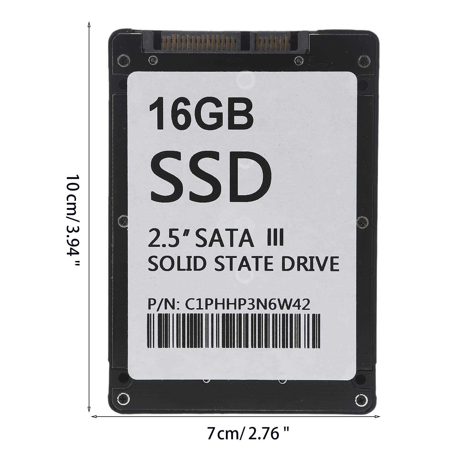 bibididi 2.5In Sata Ssd 16G Hard Drive Disk Internal Sata3 Sata Iii Solid State Drive HDD for Laptop Desktop,16Gb