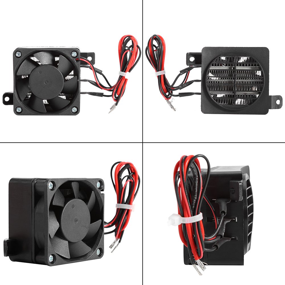 Constant Temperature PTC Electric Fan Heater for Car Small Space Heating Incubator(12V 150W)