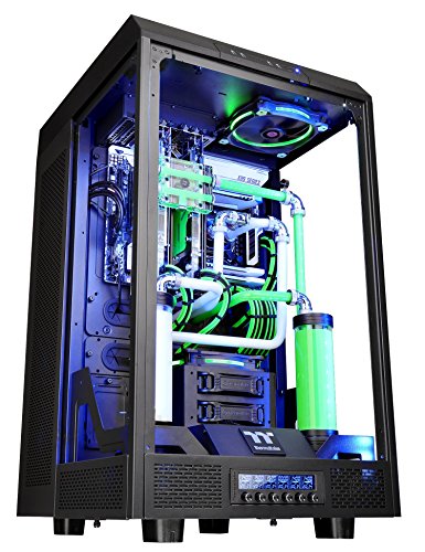 Thermaltake Tower 900 Black Edition Tempered Glass Fully Modular E-ATX Vertical Super Tower Computer Chassis CA-1H1-00F1WN-00
