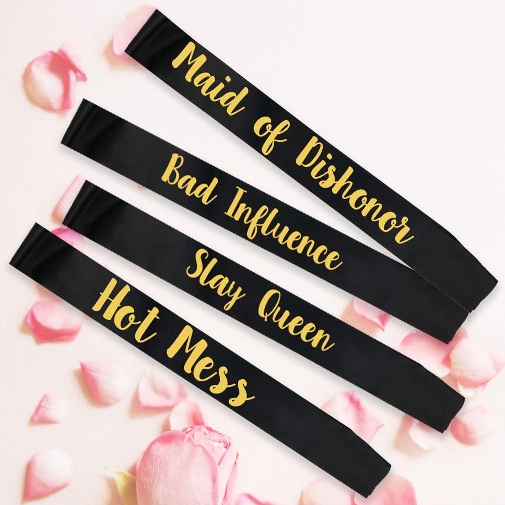 Ranp 12 Pack Bride to be Sash and Bachelorette Sashes for Bridesmaid,Funny Bachelorette Party Favors,Decorations for Bridal Party,Bridal Shower