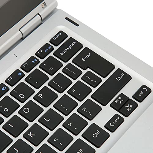 AMONIDA 13.3 Inch Laptop Fingerprint Reader 100-240V IPS Touch Screen 2.4G 5G WiFi 360 Degree Convertible Laptop for Work (16+1TB US Plug)