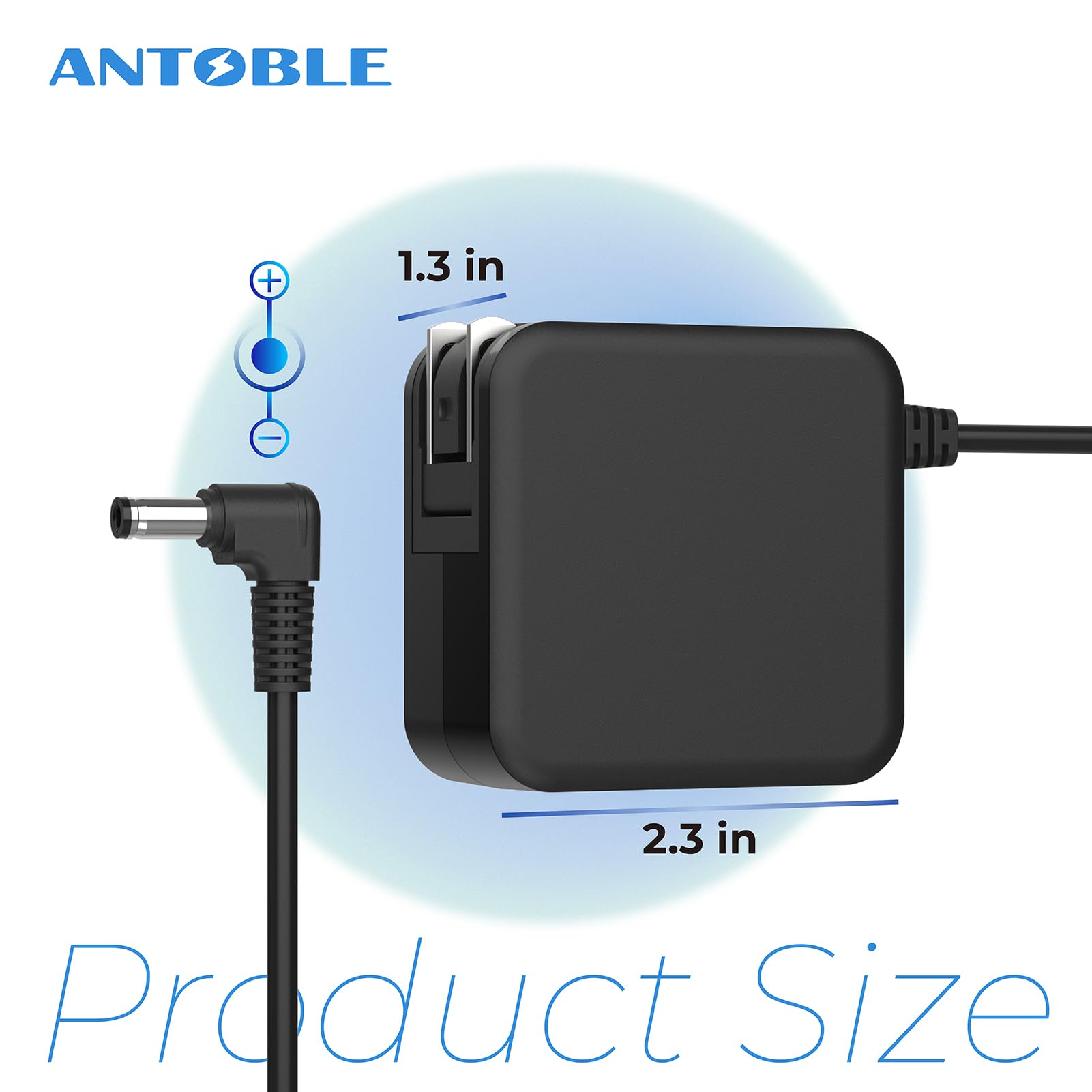 AntoBle Automatic Pet Feeder Power Supply, Compatible with PetSafe Healthy Pet Simply Feed Cat Dog Feeder, 10V, 0.75A, 7.5W, 5.8ft