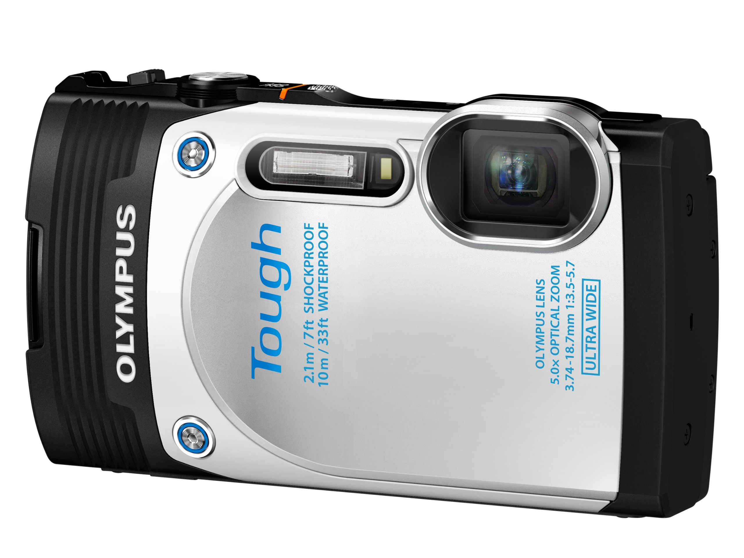 OM SYSTEM OLYMPUS Stylus TG-850 IHS 16 MP Digital Camera (White)