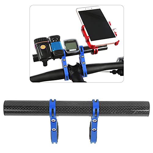 Aluminum Alloy Multi‑function Extension Bracket Durable for MTB for Road Bike for Adult Bikes for Folding Bike(blue)