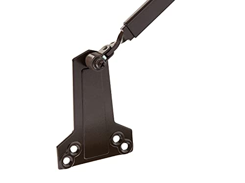AmazonCommercial Door Closer, Standard arm with Adjustable Size 1-6,BC, PA Bracket,Plastic Cover, Dark Bronze, 2-Pack, ADA Compliant