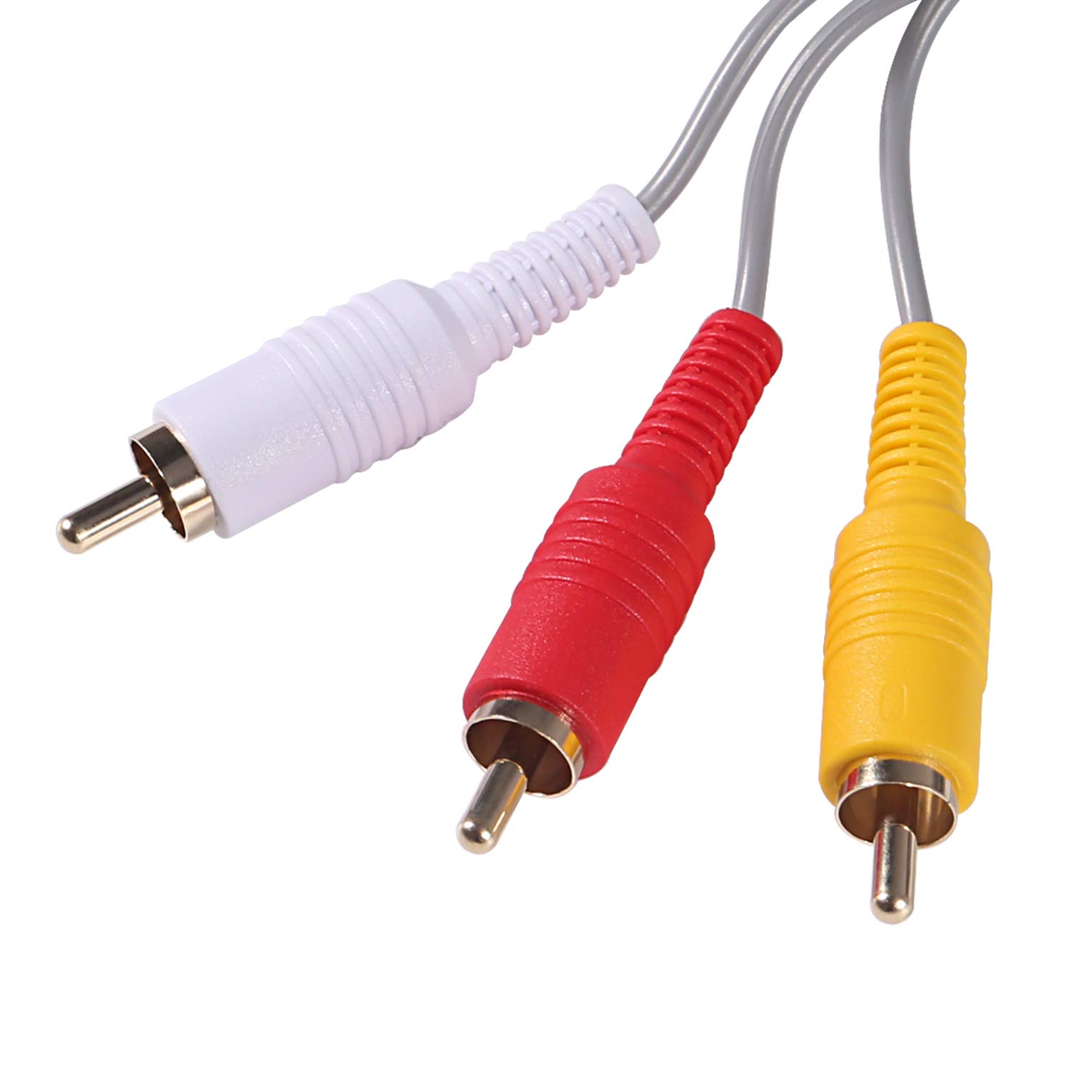Aokin AV Cable for Wii Wii U, Audio Video AV Cable Cord for Nintendo Wii and Wii U, 1.8M/6FT, Compatible for Television