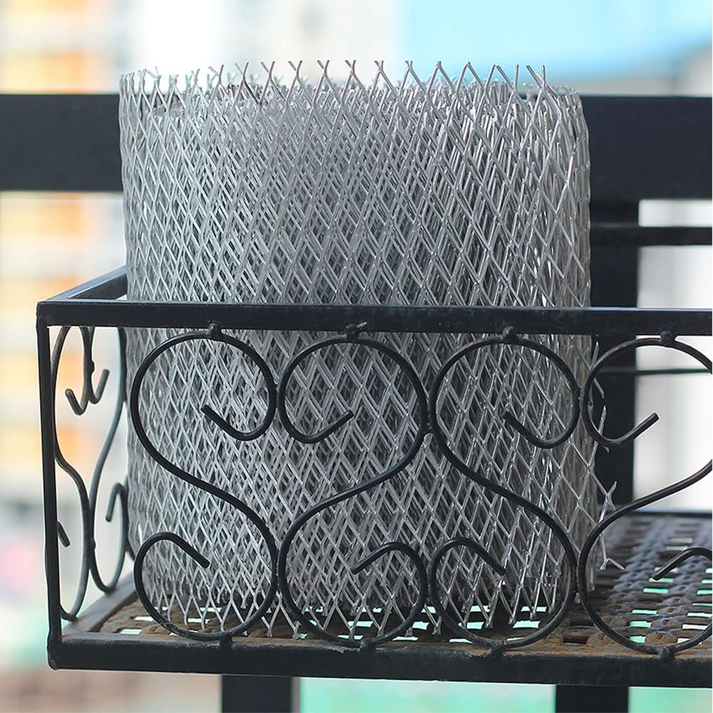 Aluminum Gutter Guard 6 Inch x 20 Ft Leaf Guards for Gutters Aluminum Leaf Filter Gutter Protection Gutter Covers Screen for Leaves