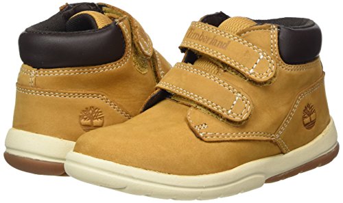 Timberland Baby Toddle Tracks Hook-and-Loop Bootie, Wheat Nubuck, 5.5 US Unisex Infant