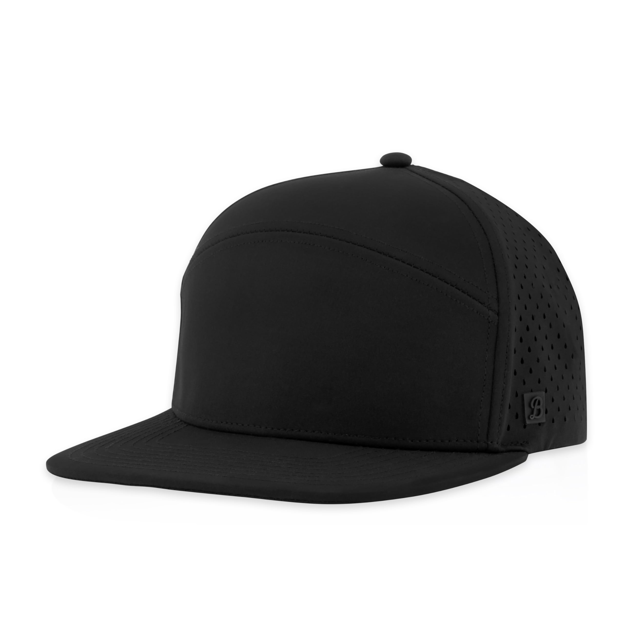 Billest Gresham Flat Bill Hat | Water-Resistant | Grey Snapback | Men & Women | Lightweight & Breathable | Mesh