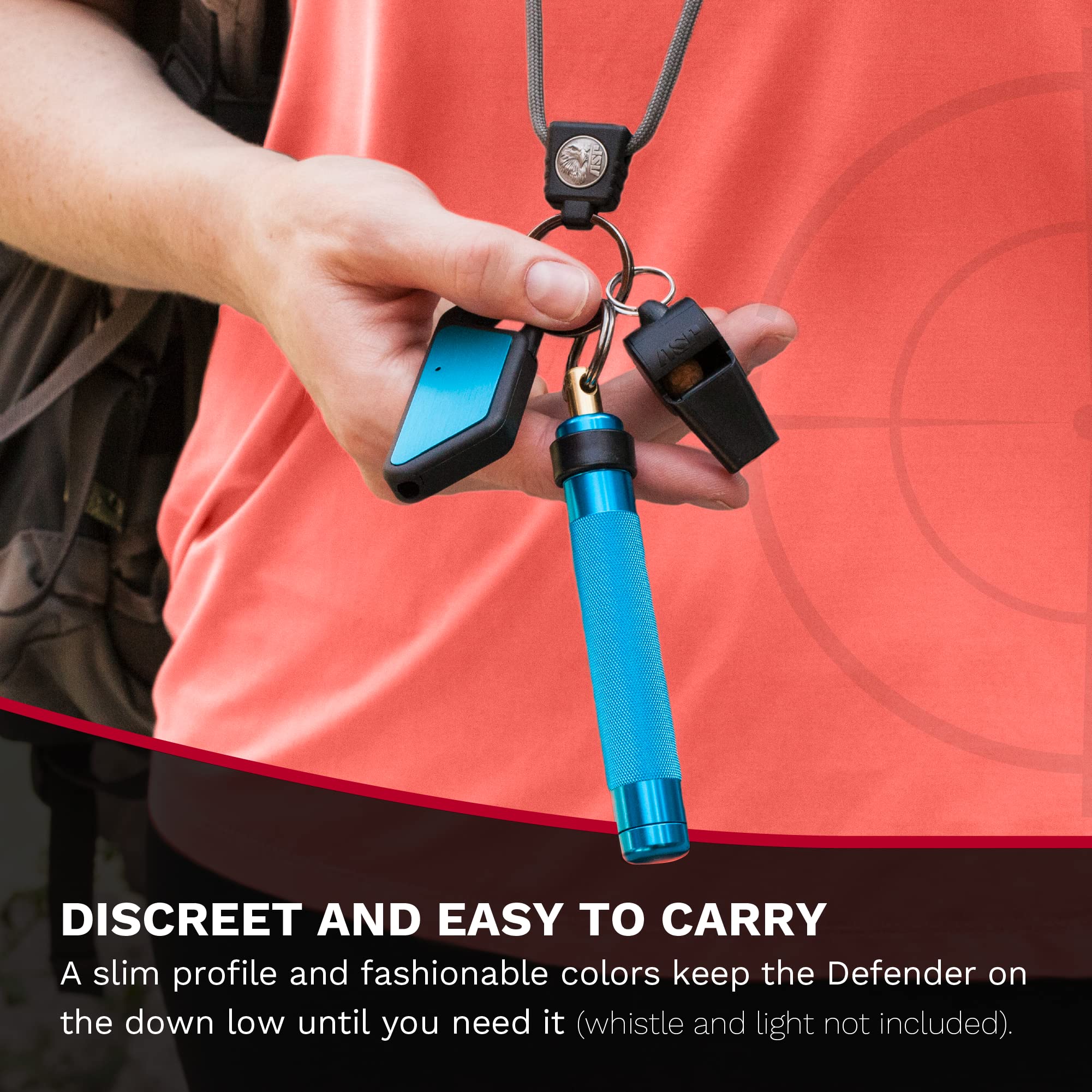 ASP - D2 Metro Defender Pepper Spray, Self-Defense for Women and Men, Quick-Release Personal Defense Equipment, Personal Protection Device, Safety Running Gear, Personal Security Devices, 0.10 Ounces