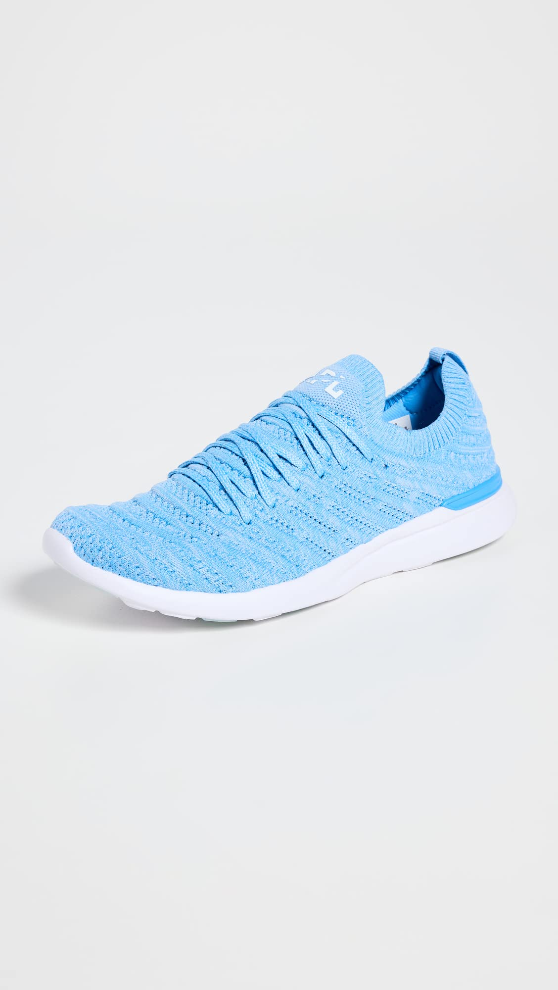 APL: Athletic Propulsion Labs Women's Techloom Wave Sneaker, Coastal Blue/Ice Blue/Mela, 7 Medium US