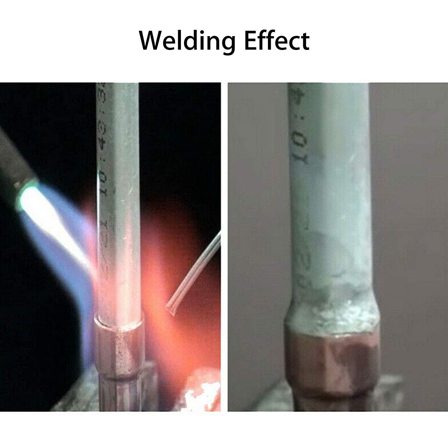 Aluminum Welding Rods, 20-Pack Universal Low Temperature Aluminum Welding Cored Wire for Electric Power, Chemistry, Food, Silver 0.08 x 10in/2 x 250mm (20-pack)