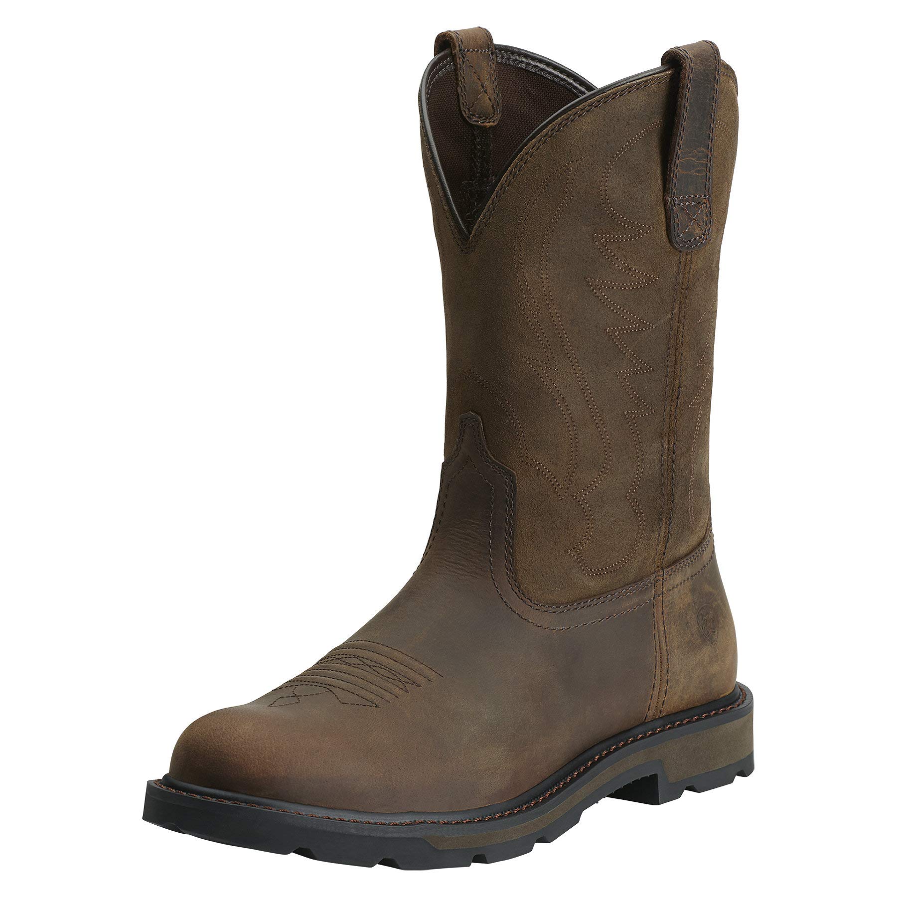 Ariat Mens Groundbreaker Work Boot Brown 11 Wide