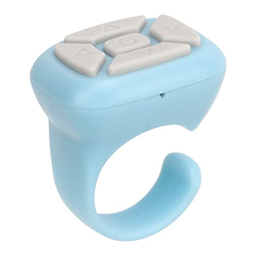 App Page Turner, Low Power Consumption USB Rechargeable 5.3 Remote Control Scrolling Long Battery Life for Cell Phone (Blue)