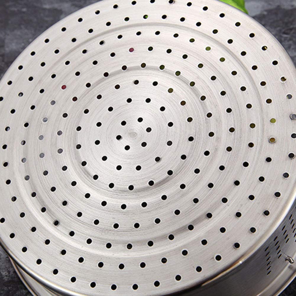 beiyoule Stainless Steel Steamer Basket Rack - Steamer Holder Trio Separator Set, Vegetables Steaming Stand for Pressure Cooking
