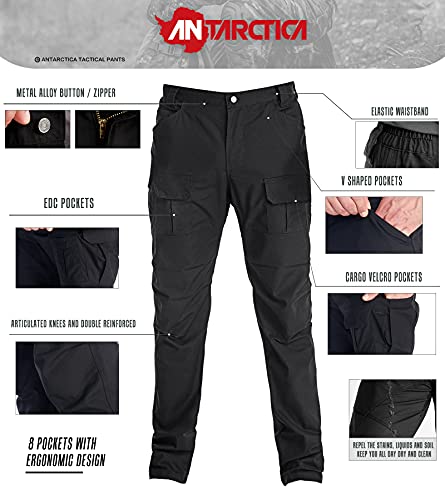 ANTARCTICA Mens Tactical Hiking Pants Durable Lightweight Waterproof Military Army Cargo Fishing Travel