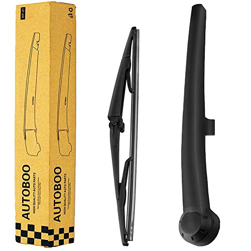 AUTOBOO Rear Wiper Blade Arm Replacement for Jeep Grand Cherokee 2005 2006 2007 2008 2009 2010 With 14 inch Rear Wiper Blade -Original Factory Quality (Pack of 2) OE:05139836AB