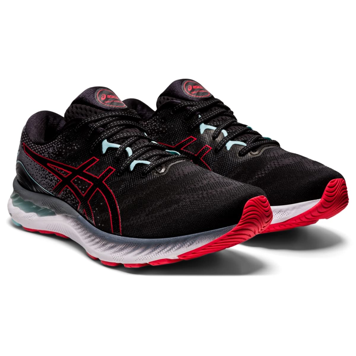 ASICS Men's GEL-Nimbus 23 Running Shoes, 10.5, REBORN BLUE/BLACK