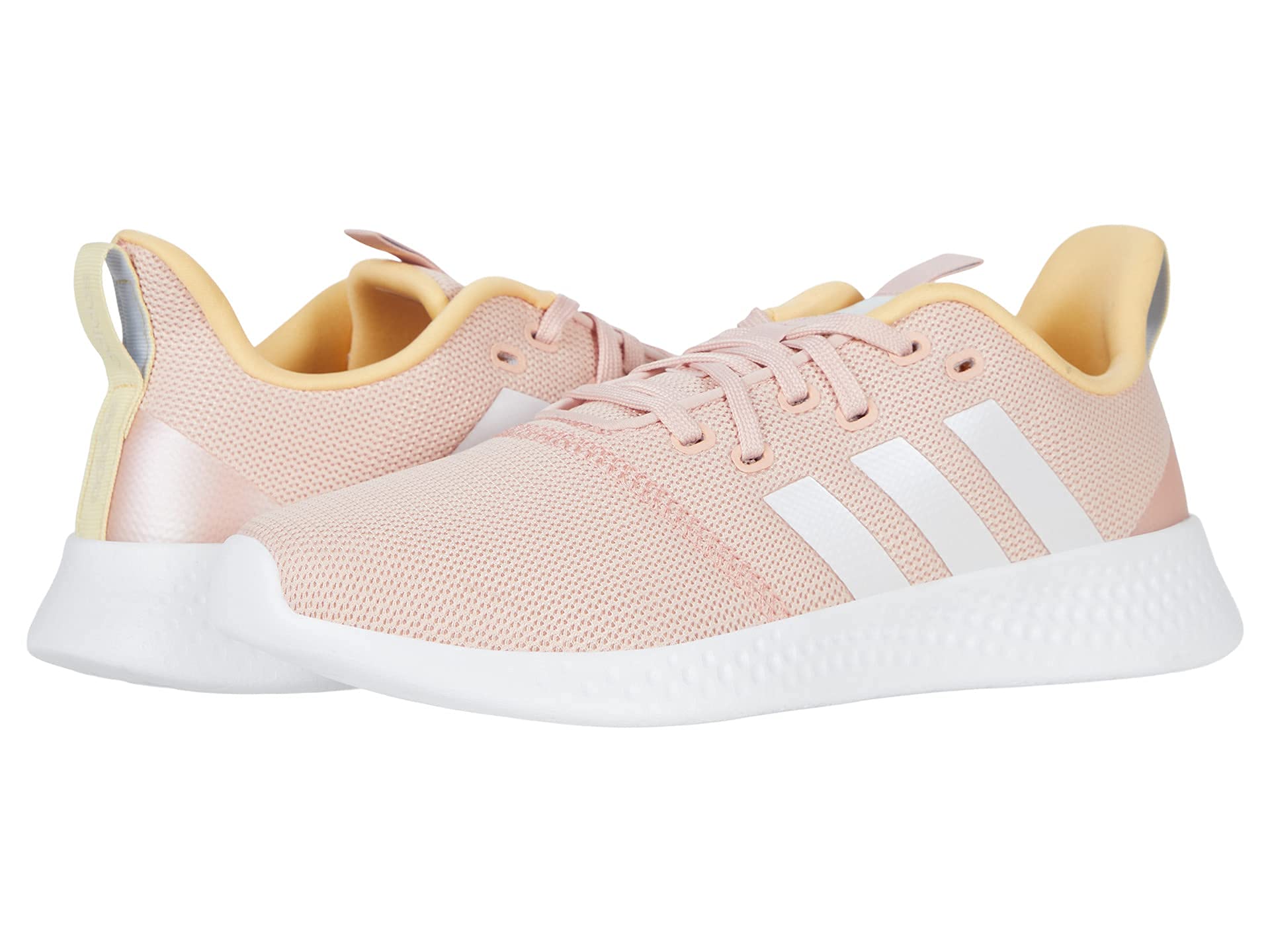 adidas Women's Puremotion Adapt Running Shoe, Vapour Pink/White/Orange Tint, 8 M US