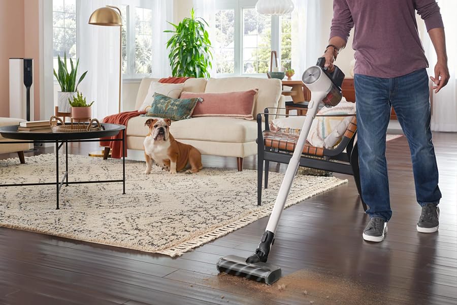 LG CordZero Cordless Vacuum Cleaner with Auto Empty, Lightweight Stick Vac for Carpet and Hard Floors, 120 Min Run Time, 10-Year Motor Warranty, Power Mop, Sand Beige