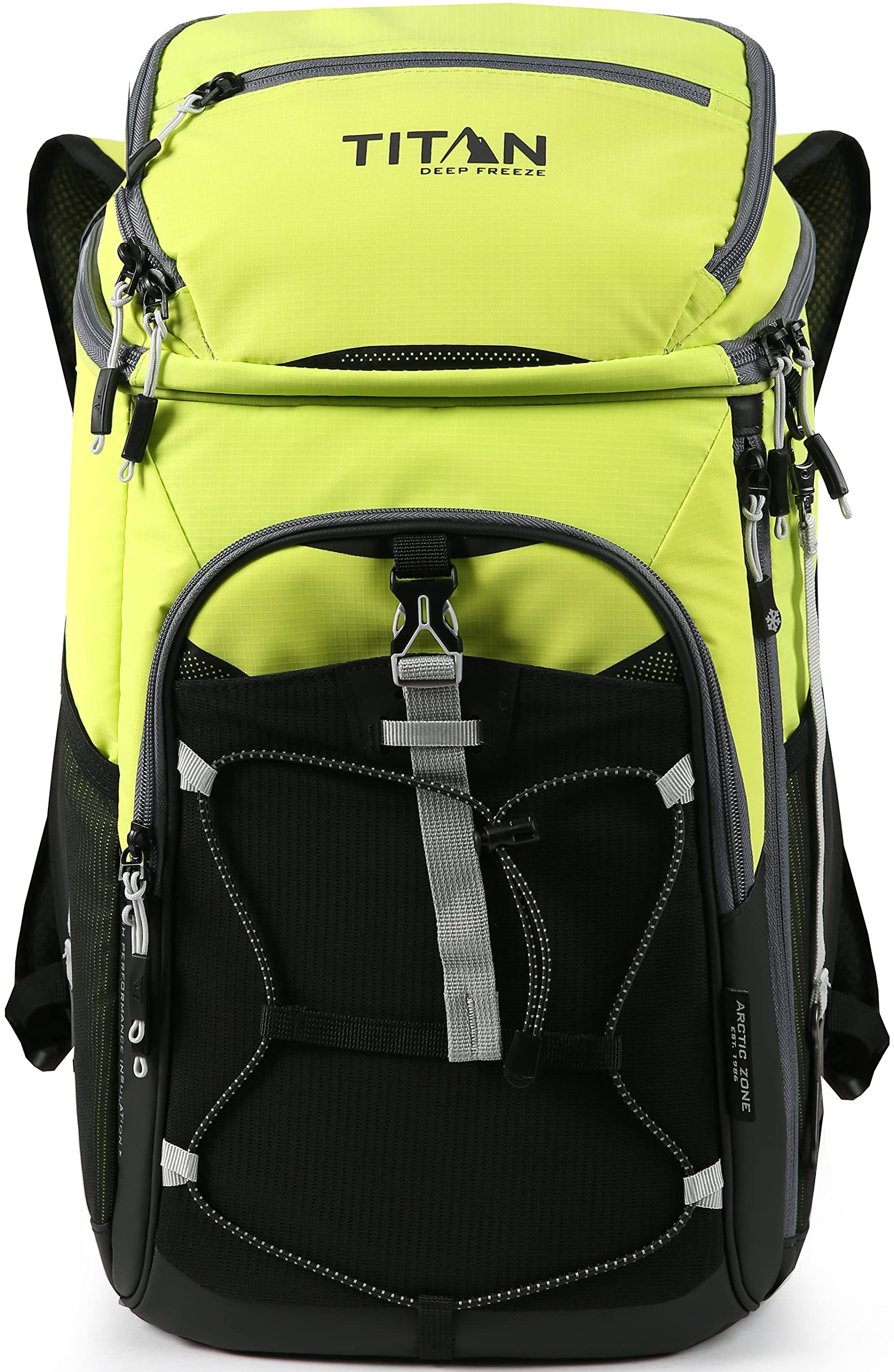 Arctic Zone Titan Deep Freeze 30 can Insulated Backpack Cooler Bag with Ice Wall Packs