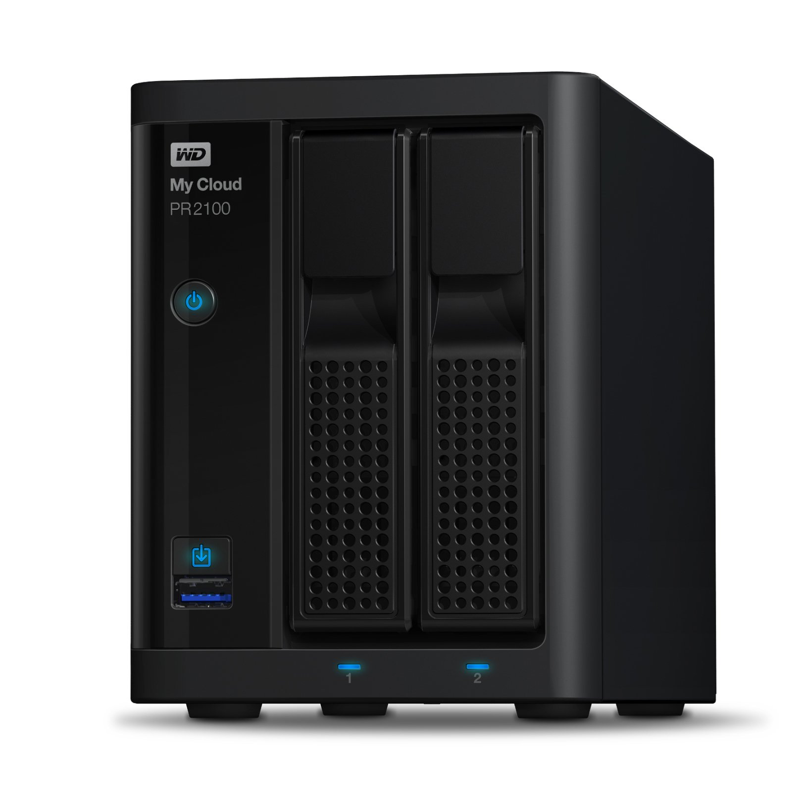 WD 12TB My Cloud Pro Series PR2100 Network Attached Storage - NAS - WDBBCL0120JBK-NESN