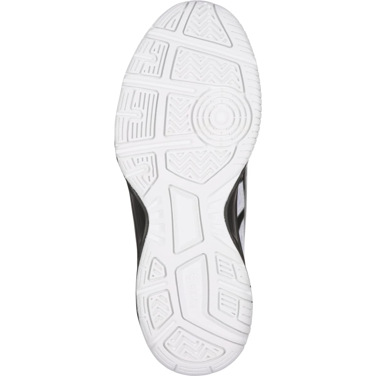 ASICS Kid's Upcourt 3 Grade School Volleyball Shoes, 1.5, White/Black