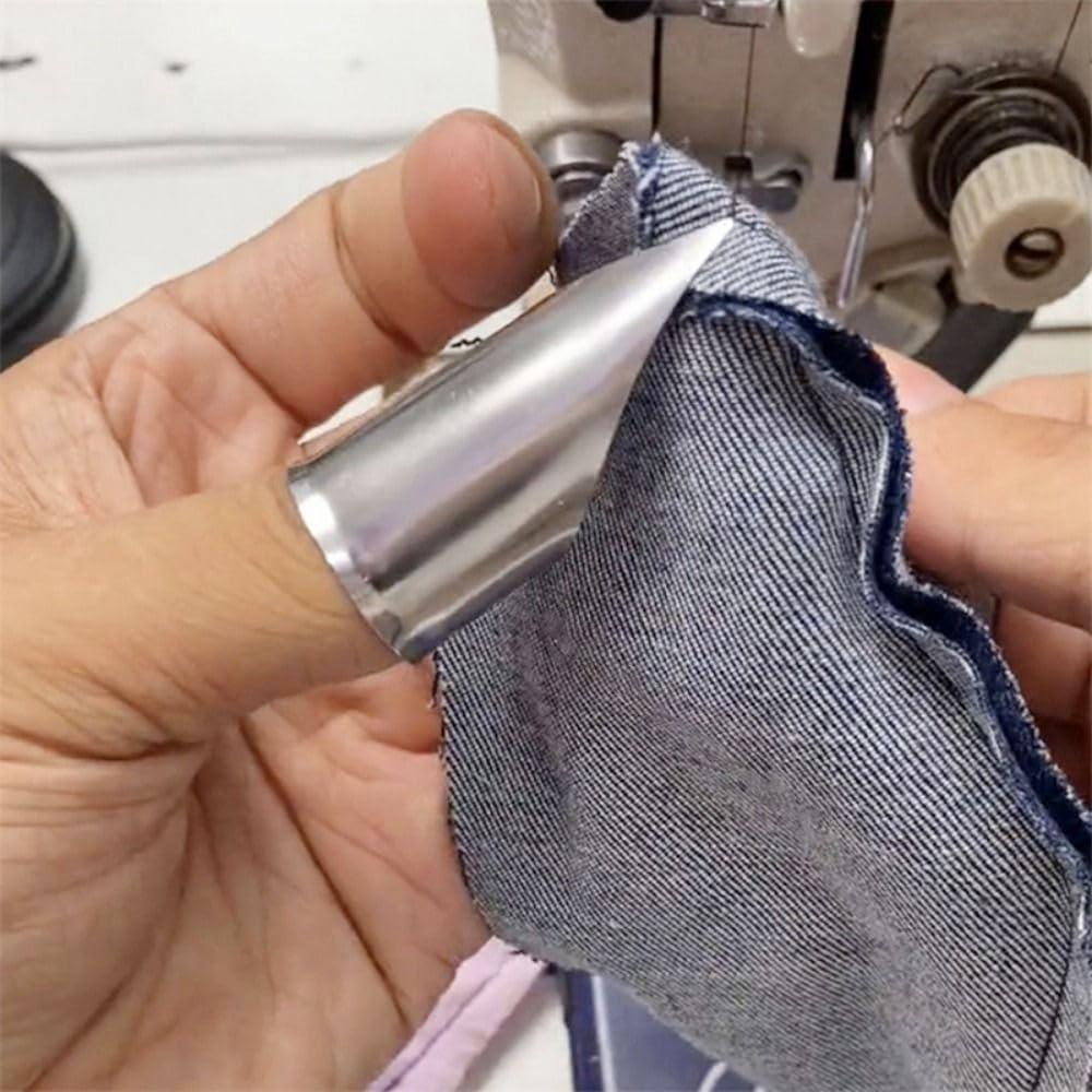 Lapel Tool, Stainless Steel Thumber Point Turner Lapel Tool for Sewing Quick and Efficient Tool for Turning Collars, Cuffs, Pockets and Belts, Sewing Notions and Supplies (Large)