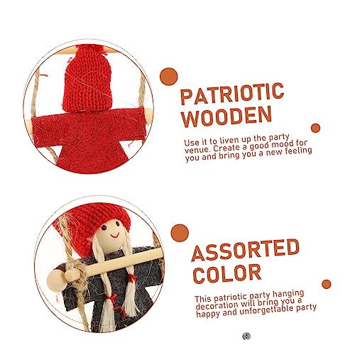 Amosfun Climbing Ladder Doll Christmas Decorations Christmas Tree Ornaments Christmas Pendants Christmas Tree Pendants Xmas Party Props The Tree Christmas Utenciles Felt Christmas Decor