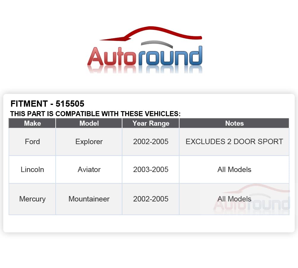 Autoround 515050 Wheel Hub and Bearing Assembly Front Axle Fit for Ford Explorer Lincoln Aviator Mercury Mountaineer