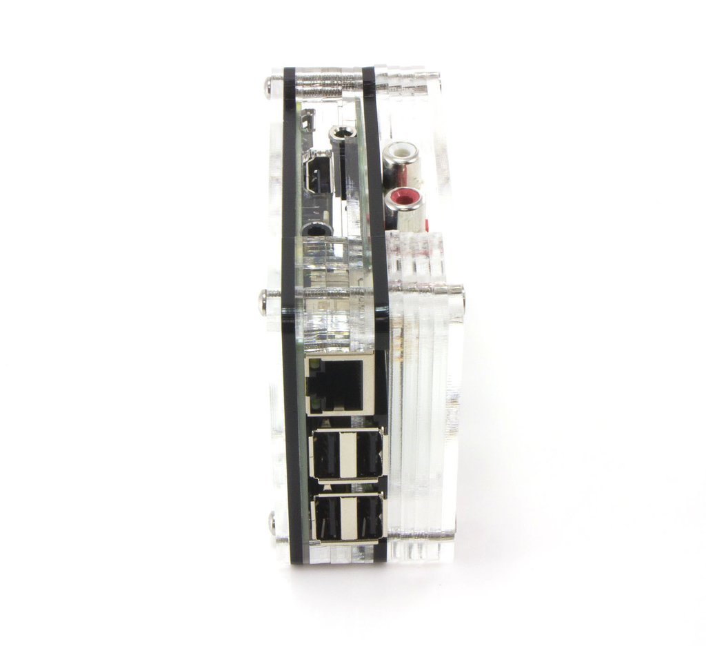 Top HAT Tall Upgrade Kit for Zebra Case - Raspberry Pi3B+, 3 Pi2 B B+ - Black