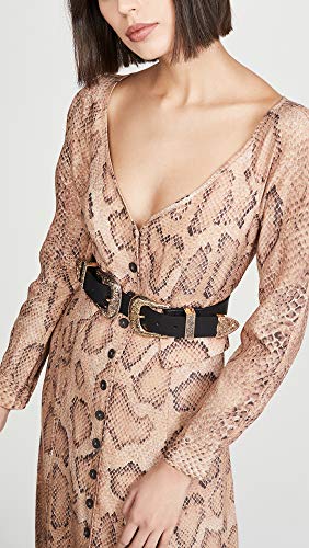 B-Low The Belt Women's Bri Bri Belt, Black/Gold, S