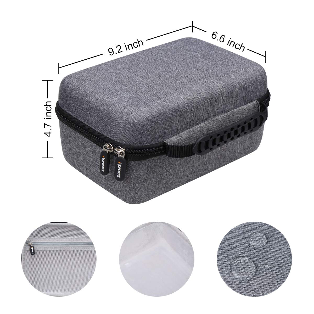Aproca Hard Travel Storage Case for POYANK 5500Lumens [2020 Upgrade WiFi Projector] Mini Projector P18