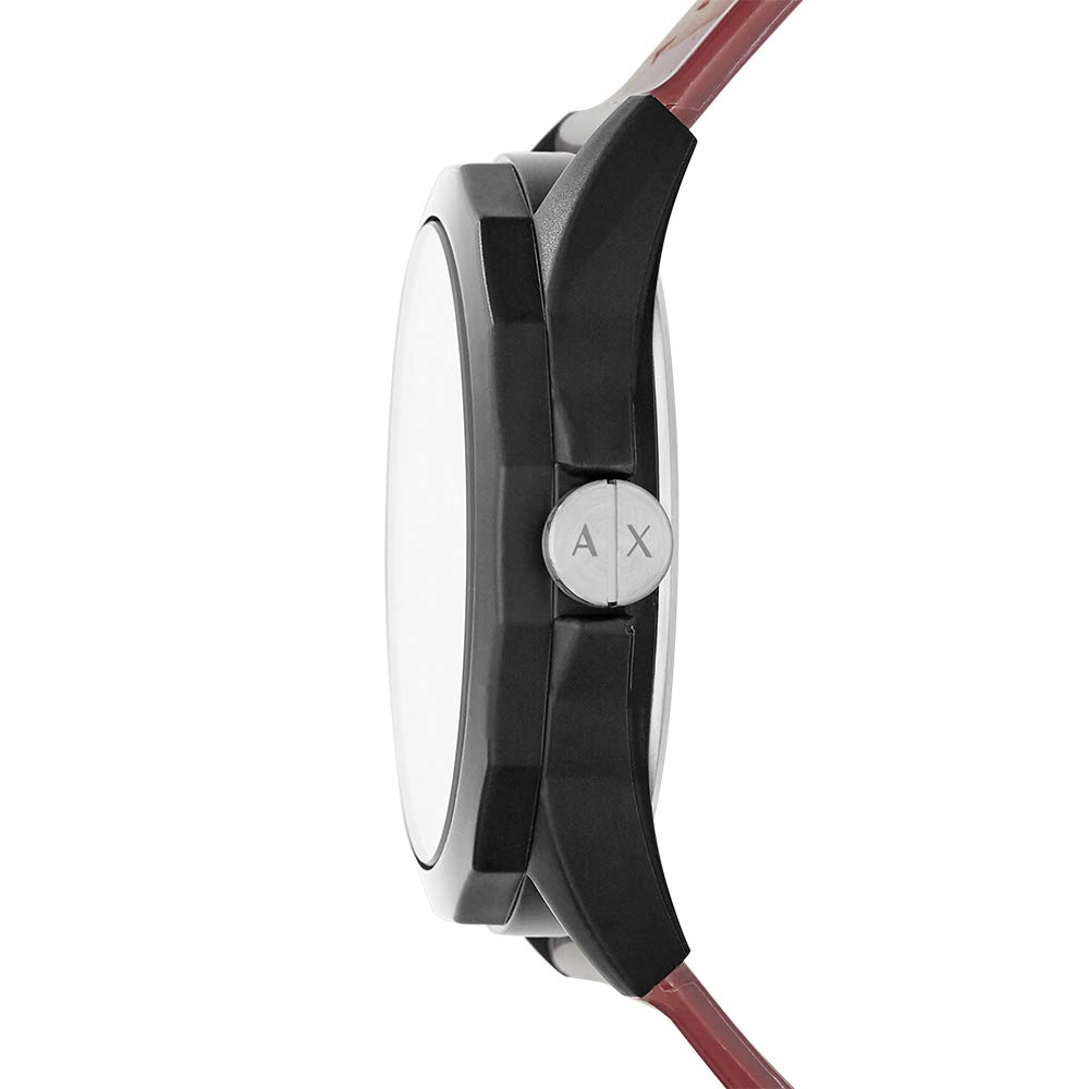 Armani Exchange Men's Drexler AX2641 Grey Polyurethane Japanese Quartz Dress Watch