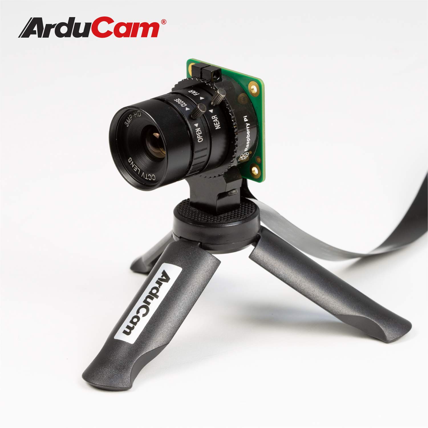 Arducam CS-Mount Lens for Pi HQ Camera, 12mm Focal Length with Manual Focus and Adjustable Aperture