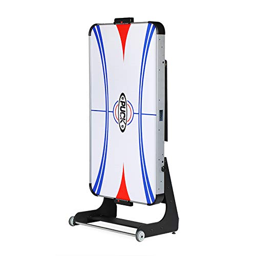 Eros 5.5-Foot Folding Air Hockey Table (Jet Black), Perfectly Sized, Lightweight, Durable, Beginner/Intermediate Friendly, and Available in Two Vibrant Colors!