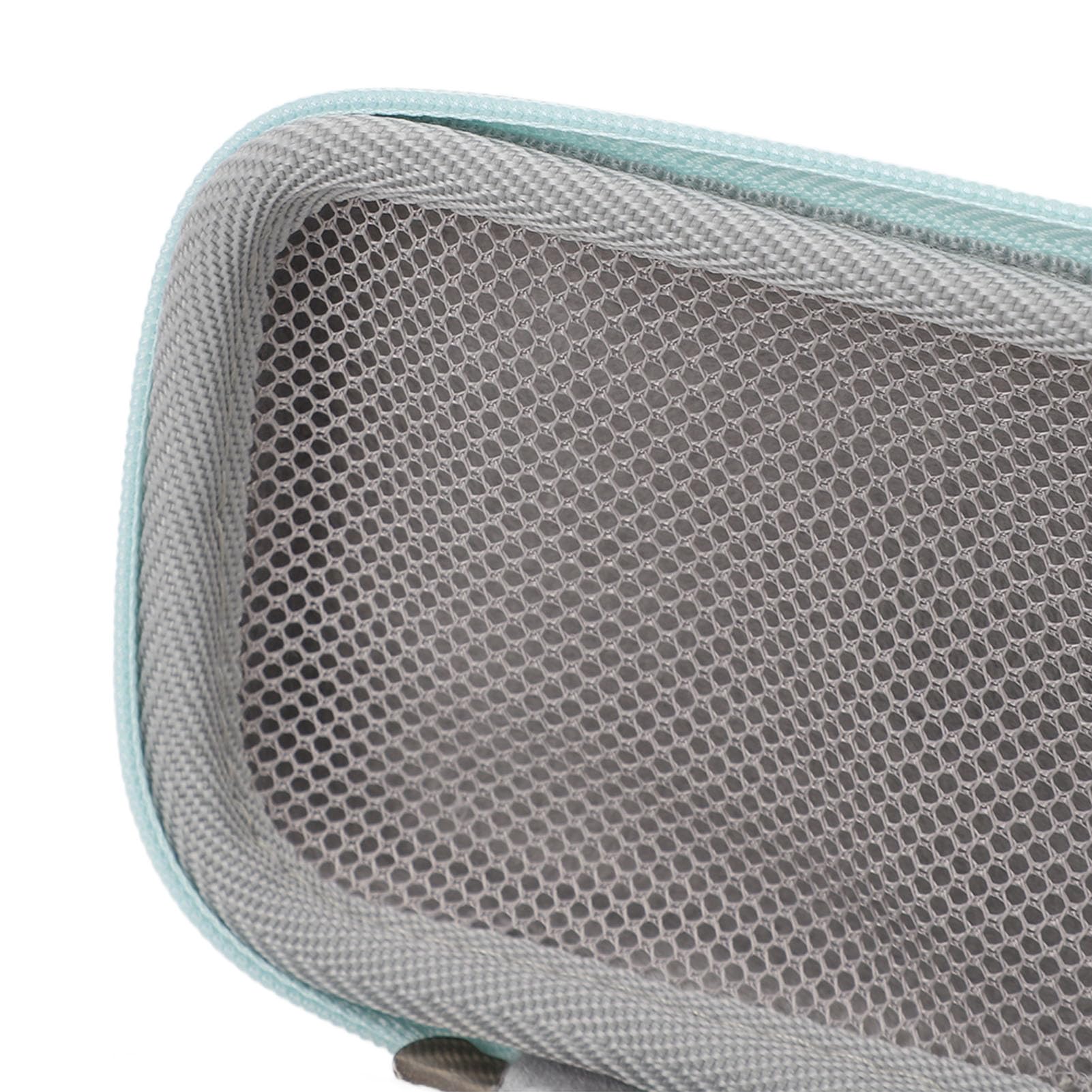 Hard Carrying Case for 3D Printing Filament, EVA 3D Printing Pen Hard Storage Case with Fluent Zipper, Built in Mesh Pocket, Waterproof and Dustproof