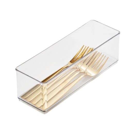 The Home Edit 6 Piece Kitchen Drawer Edit, Clear Plastic Storage System