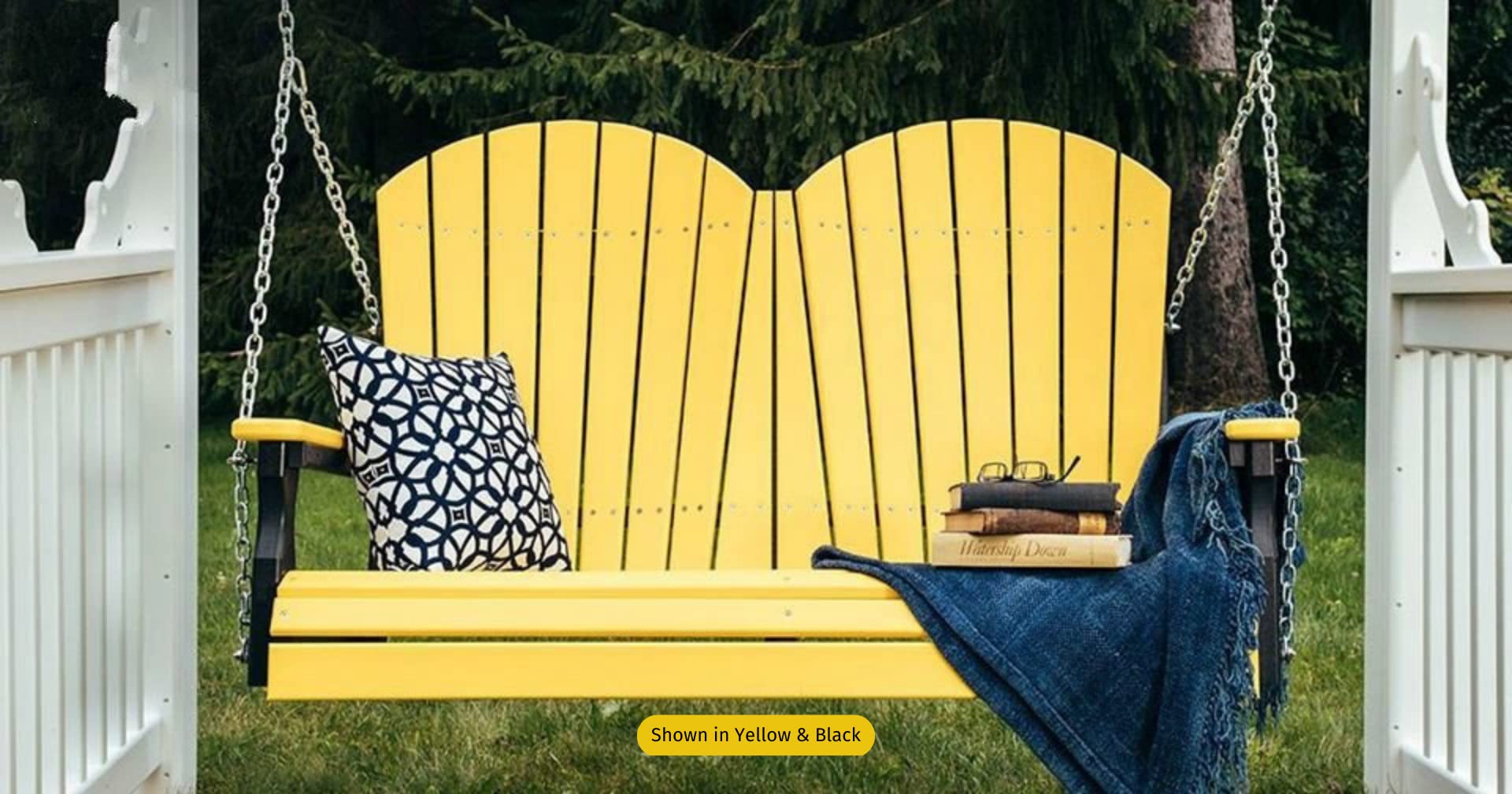 LuxCraft 4' Adirondack Swing - Available in 22 Colors